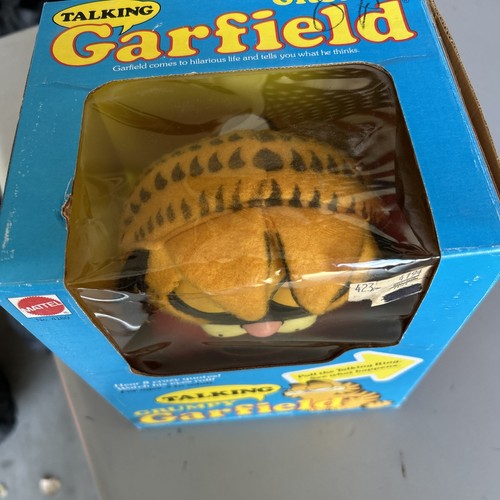 Vintage 1978 Talking Grumpy Garfield. Made By Mattel. Voice Box & Eyes Work! NIB | eBay