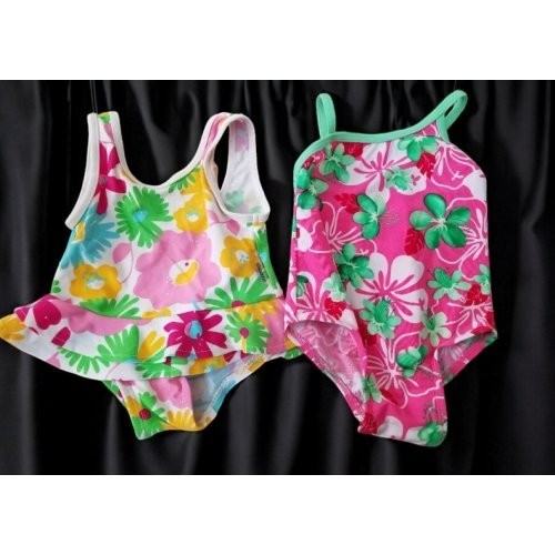 * OSH KOSH Lot of Tropical Floral Print Bathing Suits Girls 12 months ...