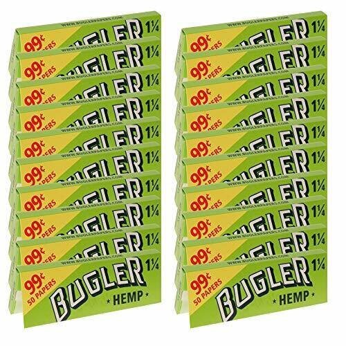 Bugler Hemp Cigarette Rolling Papers 1 1/4 (78mm) - 24 Booklets | eBay