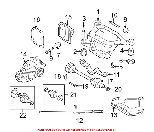 For BMW Genuine Suspension Crossmember Bolt Rear 33326760361 | eBay