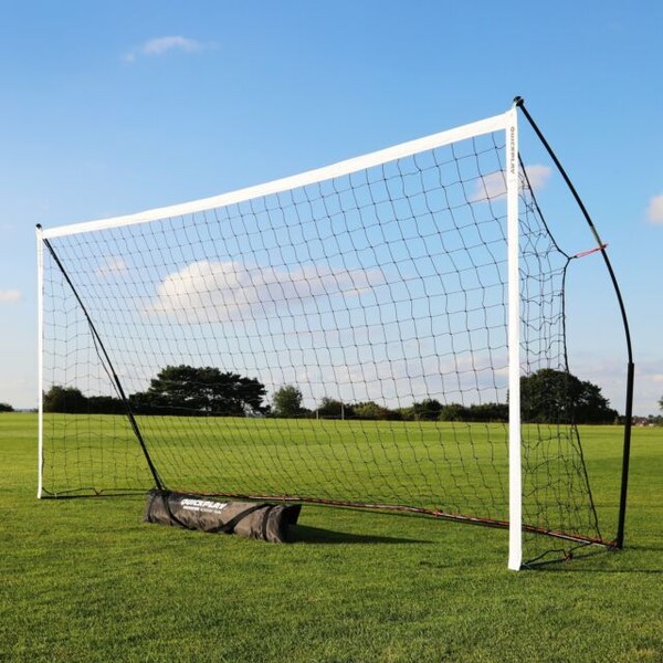 QUICKPLAY Kickster Academy 12x6ft Football Net with Carry Bag - Black ...