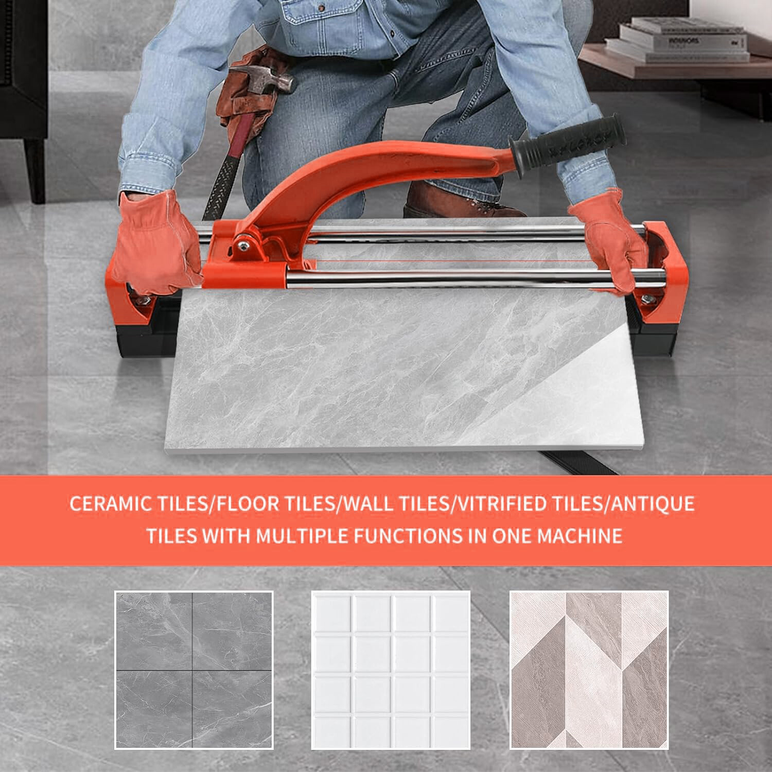 Heavy Duty Ceramic Tile Cutter Steel Laser Guide Machine or Glass ...