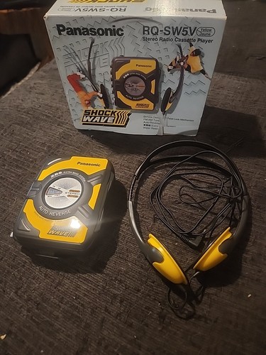 Panasonic RQ-SW5V Shockwave XBS WORKS PERFECT IN BOX | eBay