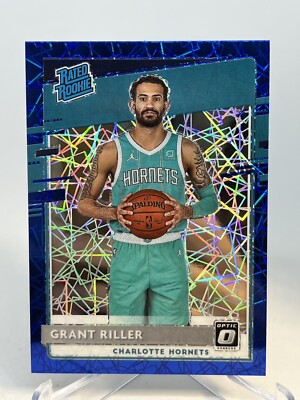 2020 Panini Donruss Optic Rated Blue Velocity Prizm Grant Riller #200 ...