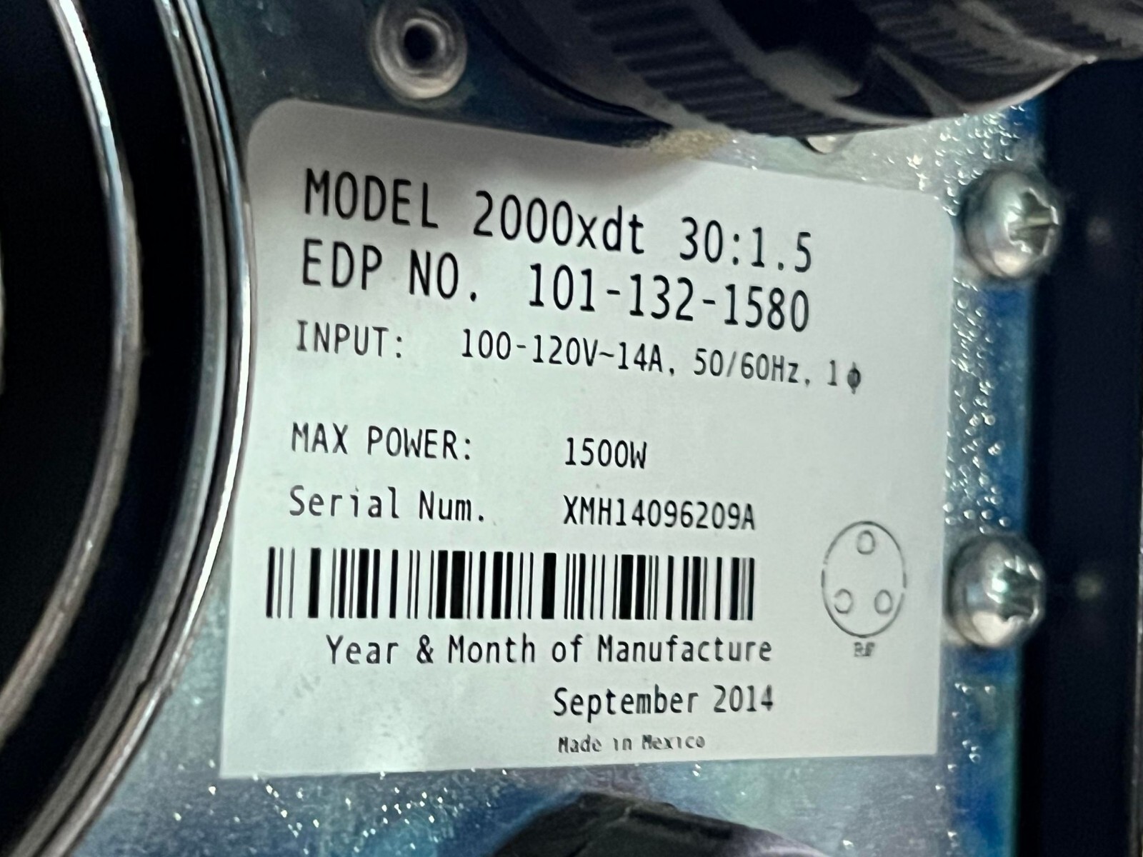 Branson 2000X Ultrasonic Welder with 2000Xdt Controller 30:1.5 1500W ...