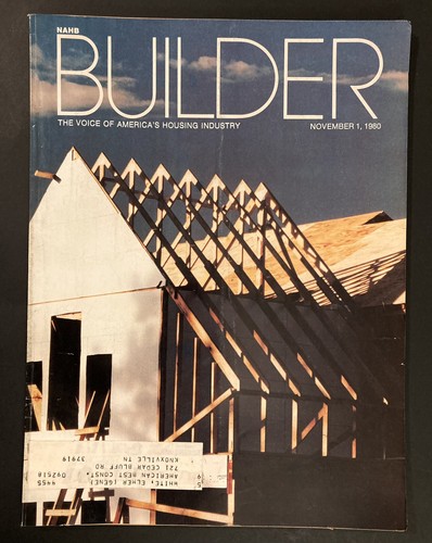 Vintage 1980 Builder NAHB Magazine Split Levels Then & Now Cost Cutting ...