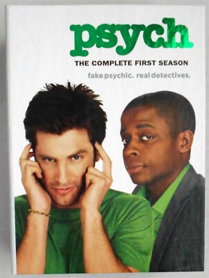 Psych - The Complete First Season (DVD, 2007, 4-Disc Set) 25195004794| eBay