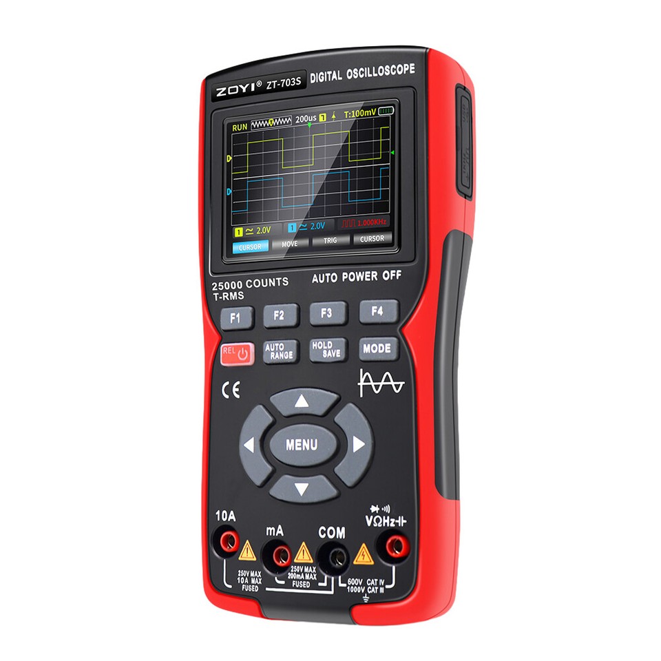 Handheld Oscilloscope Signal Generator Multimeter True RMS Digital ...