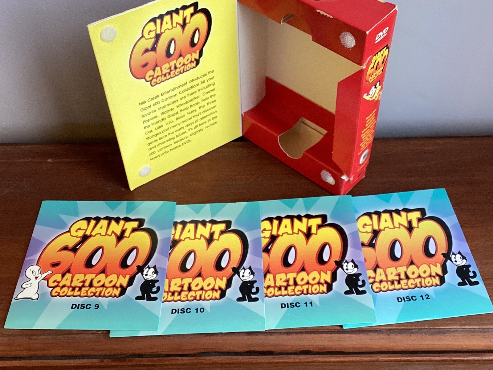 Giant 600 Cartoon Collection (DVD, 2008, 12-Disc Set) 826831070483| eBay