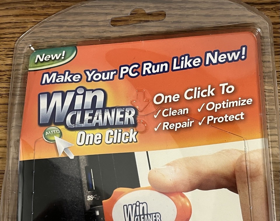 New Win Cleaner USB As Seen on TV One Click PC Computer Clean Repair ...