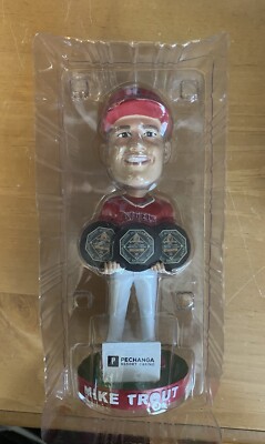 Mike Trout 3x MVP Bobblehead LA Angels Anaheim Stadium Giveaway 4/2/21 ...
