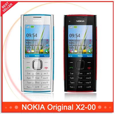Original X2 Nokia X2-00 Unlocked Bluetooth FM JAVA 5MP Cheap Cell Phone ...