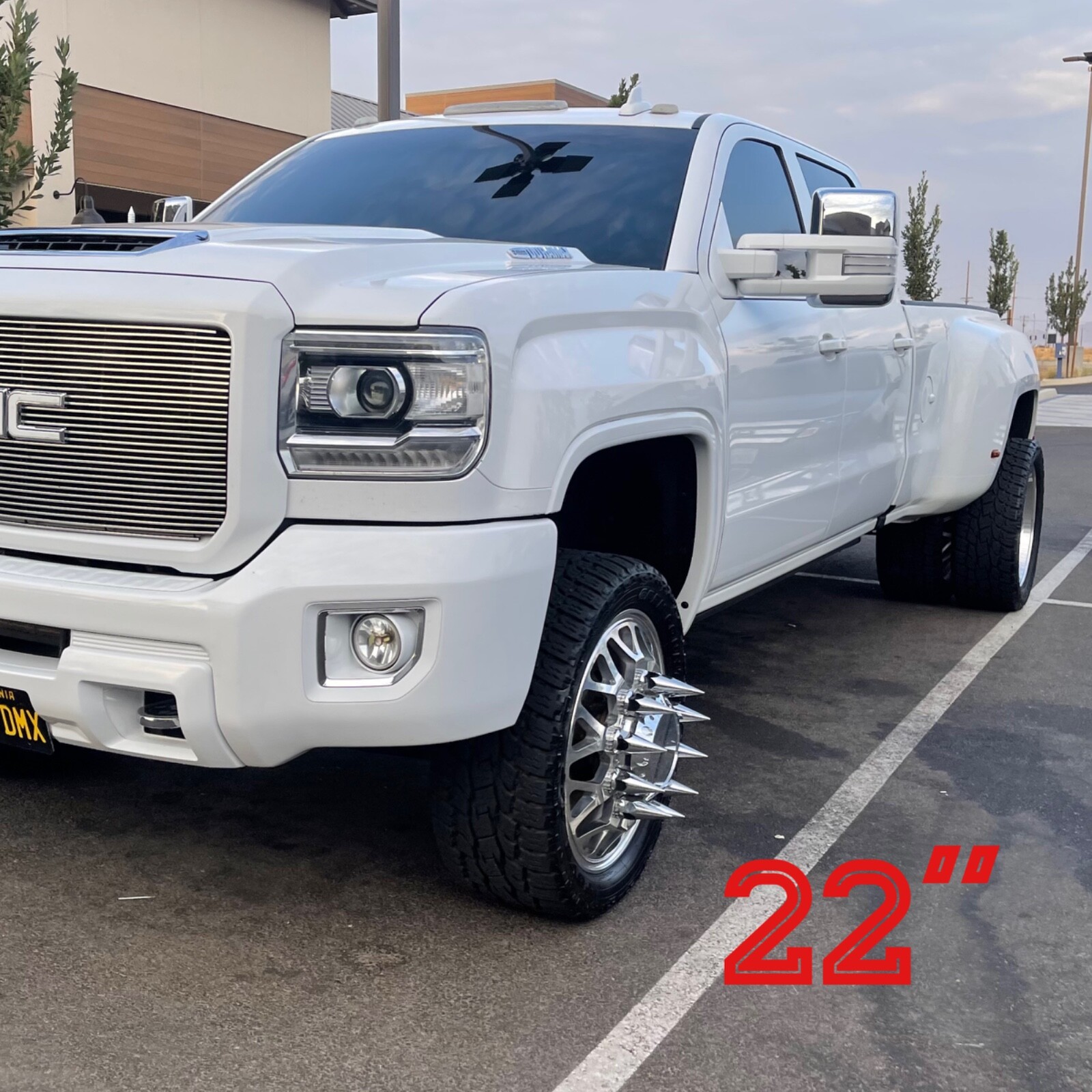 Set of 6 custom cut forged 22" dually wheels | eBay