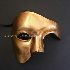 Gold phantom of the opera mask - carsno