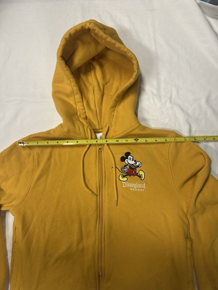 Disneyland Resort Mickey Mouse Full Zip-Up Hoodie Adult Size Small ...