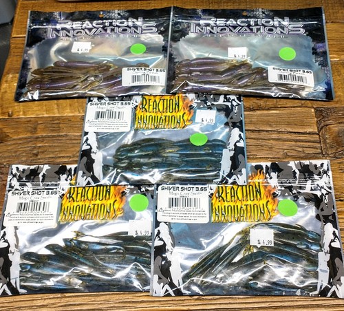 5 PACKS of Reaction Innovations 3.65 Shiver Shot See Photos For Colors ...