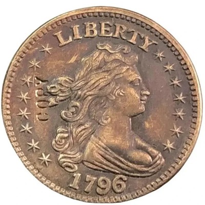 1796 Liberty Trade Dollar U.S. Silver Coin Antique Collectible Historic ...