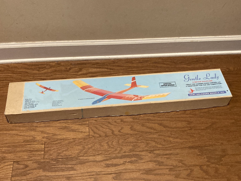 Gentle Lady RC Glider 2M Sailplane Carl Goldberg Models - Unassembled ...