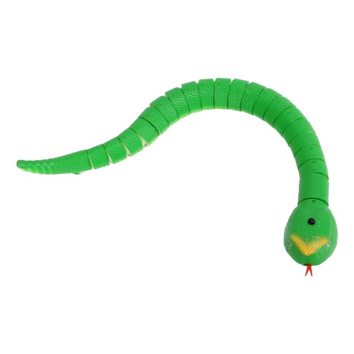 Hot (Green)Remote Control Snake USB Charge Ultra Realistic Infrared ...