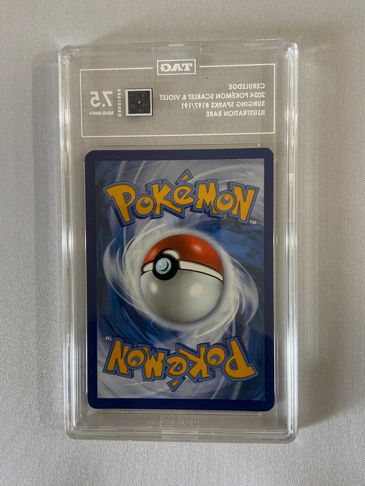 Pokemon Surging Sparks IR Ceruledge #197 TAG 7.5 #1068 | eBay
