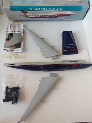 British Airways Boeing 747-400 Chelsea Rose Tail 1:250 Scale Push Fit ...