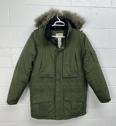 LL Bean Men's Original Baxter State Down Parka Green Size Large Tall | eBay