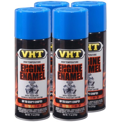 VHT High Temp Paint VHTSP134 (4-PACK); Engine Enamel 11oz Ford Light ...