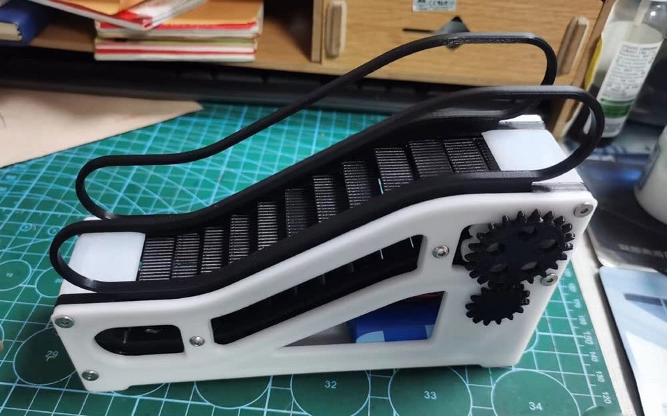 Electric Escalator Model 3D Printed Simulation Lift Button Elevator ...