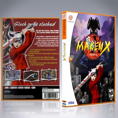 Dreamcast Custom Case - NO GAME - Maken X | eBay