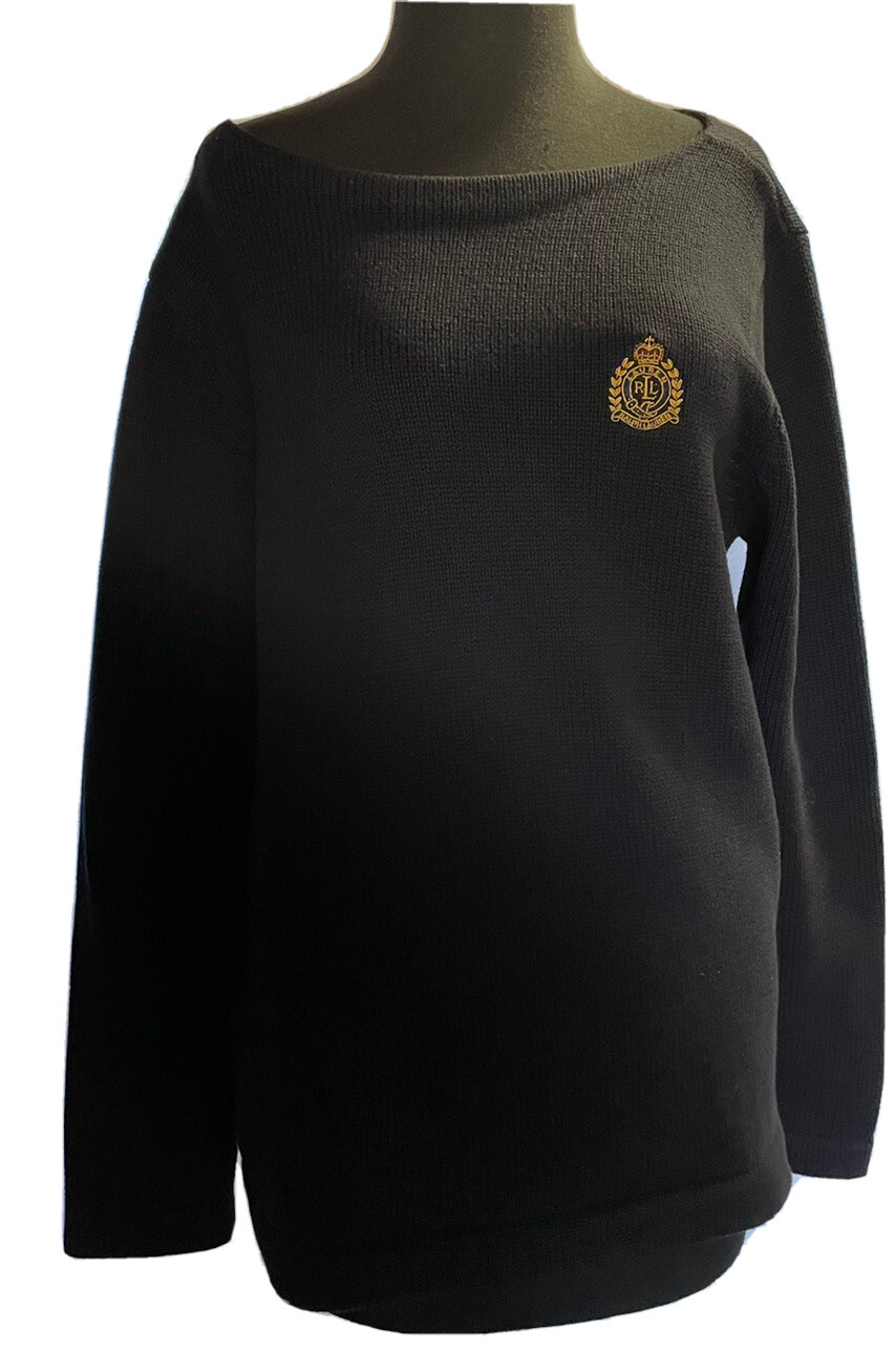 Lauren Ralph Lauren RLL Logo Ribbed Women Sweater 100… - Gem