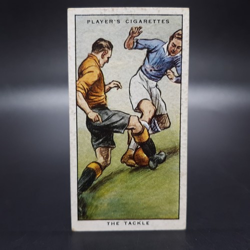 1934 Players Hints On Football #35 The Tackle Tobacco Cigarette Card | eBay