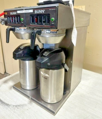 BUNN CWTFTWIN-APS TWIN AIRPOT COFFEE BREWER MACHINE WITH 2 AIRPOT ...