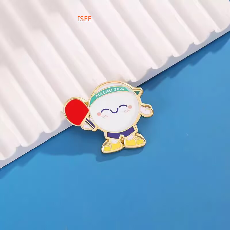 ITTF World Cup 2024 Table Tennis Mascot Pin Official authentic Souvenir ...