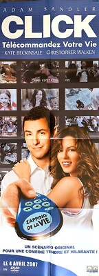 Affiche Cinéma CLICK 60x160cm Poster / Adam Sandler / Kate Beckinsale ...