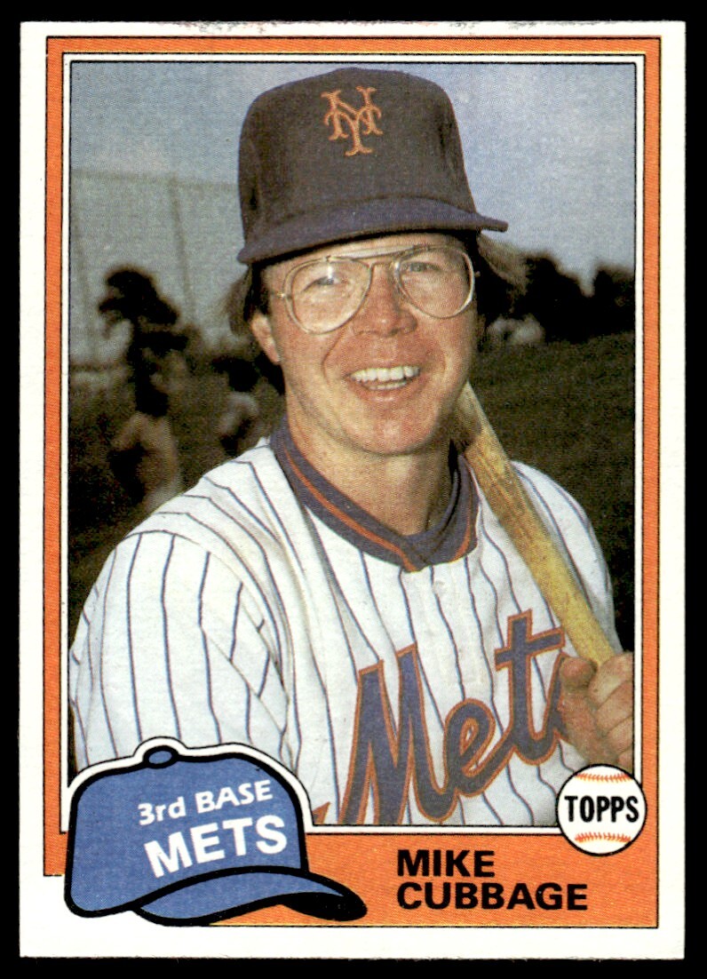 1981 Topps Traded Mike Cubbage Baseball Card New York Mets #752 | eBay