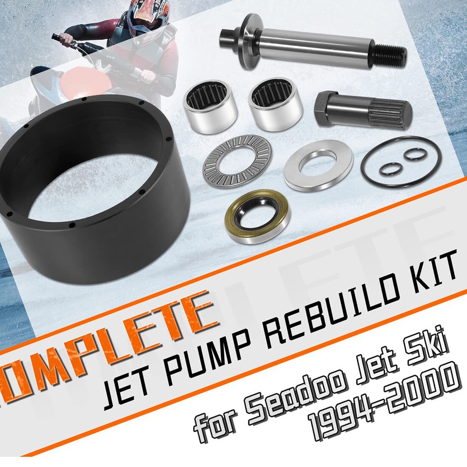 For SeaDoo Jet Pump Rebuild Kit Impeller Shaft Seal Bearing Oil Tool ...