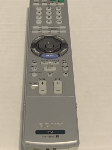 Sony OEM Original TV Remote Control RM -YD010 Silver | eBay