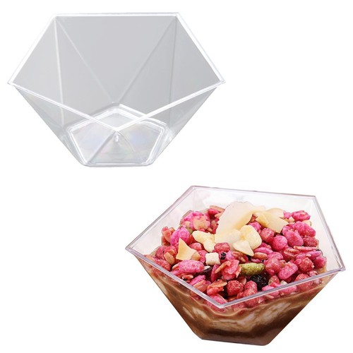 Clear Pentagon Star Disposable Plastic Mini Verrine Dessert Parfait ...