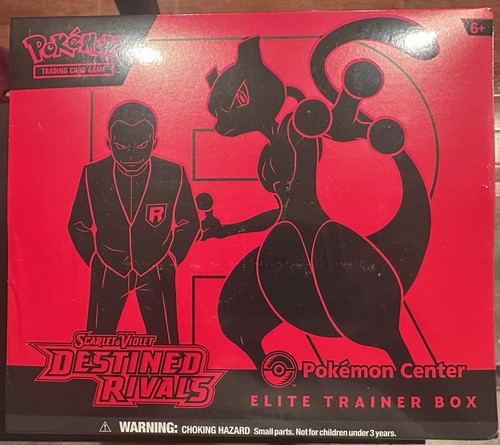 Pokemon Destined Rivals Pokemon Center Exclusive ETB Elite Trainer Box ...