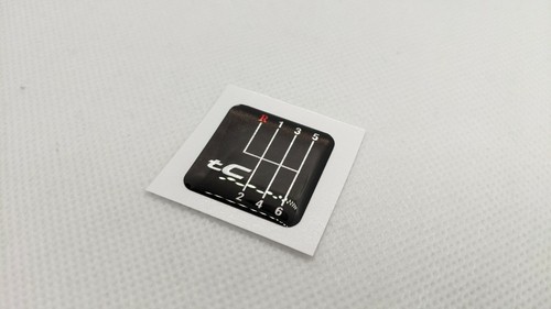 2011-2016 Scion TC2 6rul Shift Pattern | 6-Speed | 1"x1" | Genuine OEM