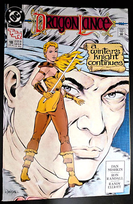 DRAGONLANCE No. 18 DC Comics with TSR Dan Mishkin Randy Elliott RAW ...