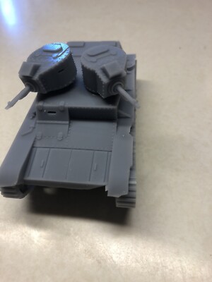 World War 2 Polish Vickers Twin Hotchkiss Turrets Resin Print | eBay