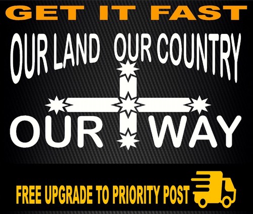 Eureka Flag Car Ute Aussie Australia Southern Cross 4x4 Sticker Decal ...