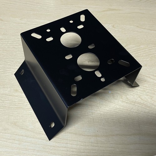 PTZ CORNER MOUNT BRACKET IN BLACK FOR CCTV CAMERA OUTSIDE METAL OUTDOOR ...