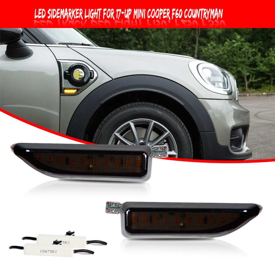 For 2017-up Mini Cooper Countryman Front Amber Side Marker Signal LED ...