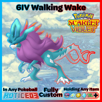 Walking Wake Rare Paradox 6IV Pokemon Paradox Scarlet & Violet 🚀 Fasts ...
