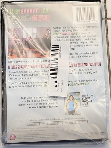 Ellen Barrett Live Grace & Gusto DVD Fat Burning Pilates Workout👉MDP👈 ...