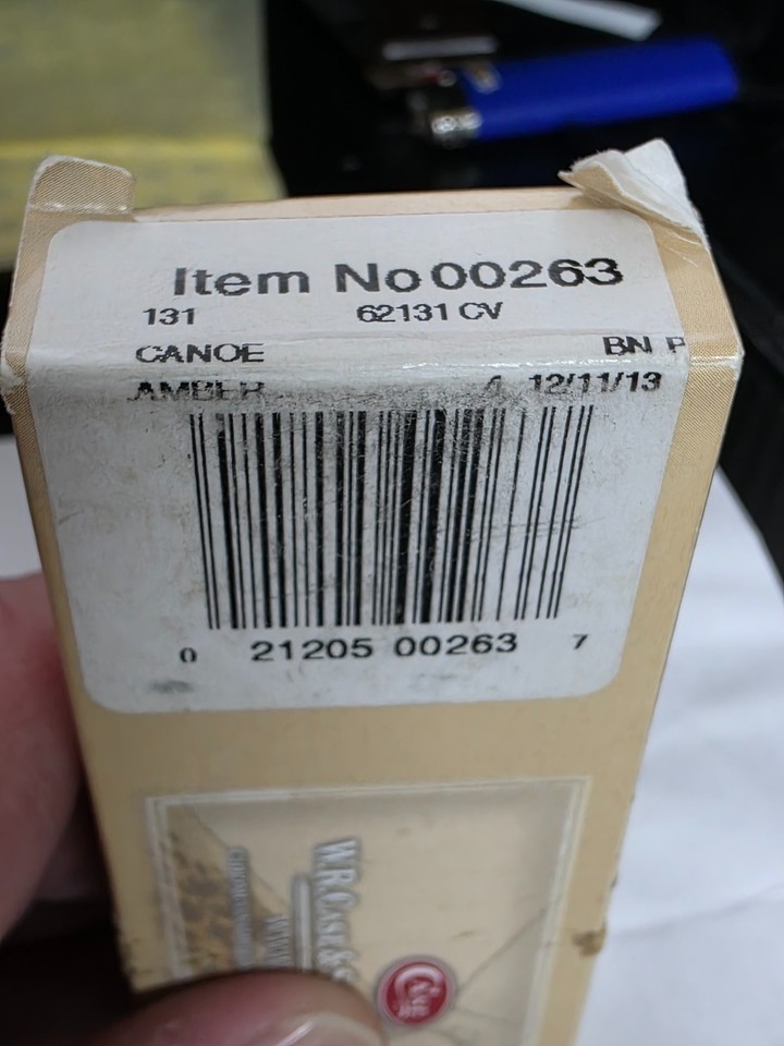 Case 2013 Amber Bone Canoe 62131cv With Box 2 Blade | eBay