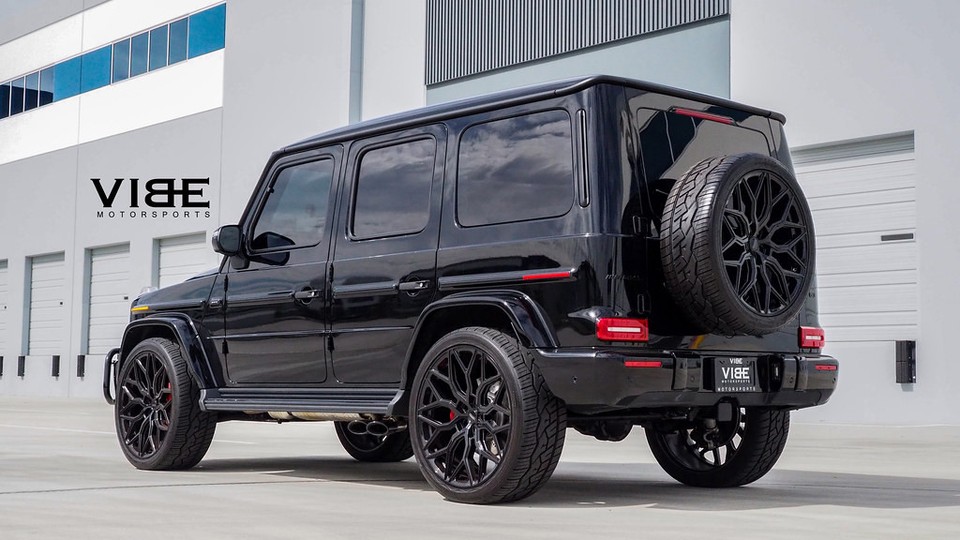 24" Vossen HF2 Gloss Black Concave Wheels Rims Fits G550 G55 G63 G65 | eBay