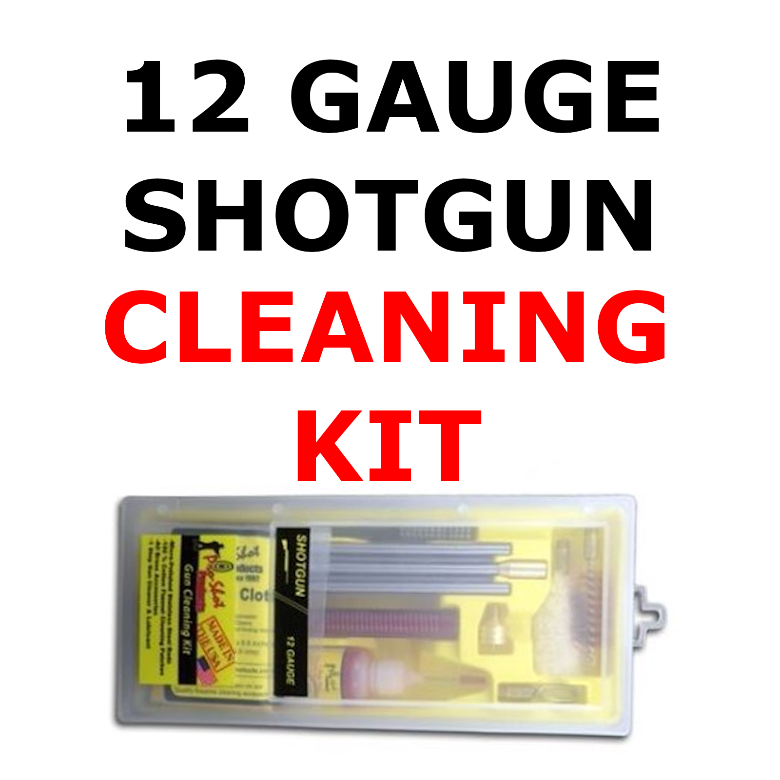 Pro-shot Classic Professional Shotgun Cleaning Kit 12 Gauge S12KIT for ...